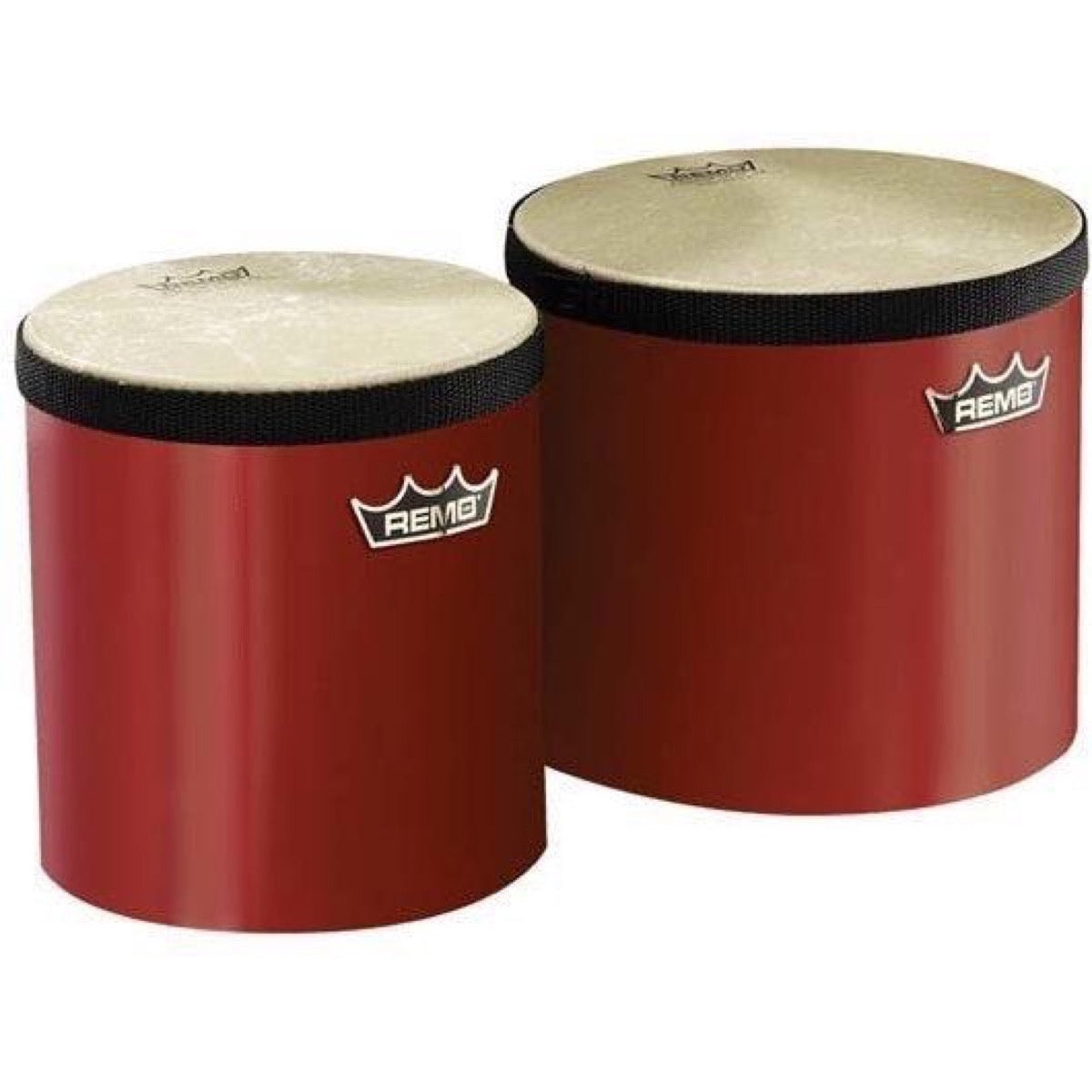 Remo BG-5300 Pre-Tuned Bongo Set, Red – Same Day Music
