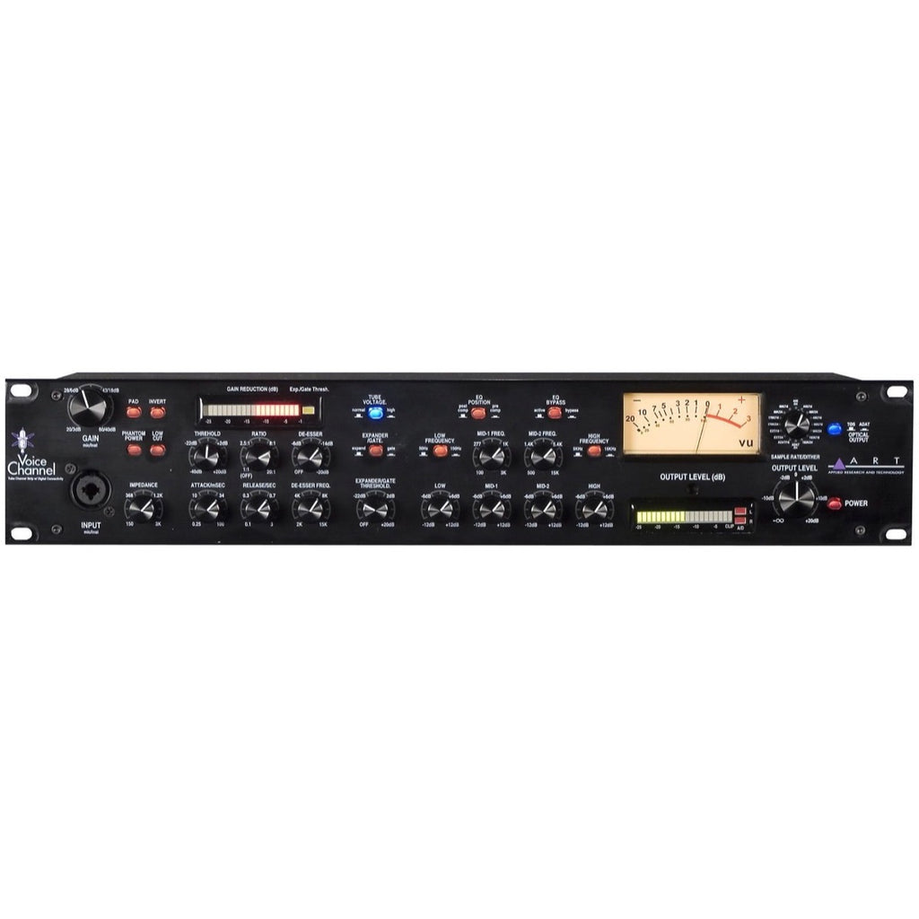 ART Voice Channel Tube Microphone Preamp System with Digital In/Out ...