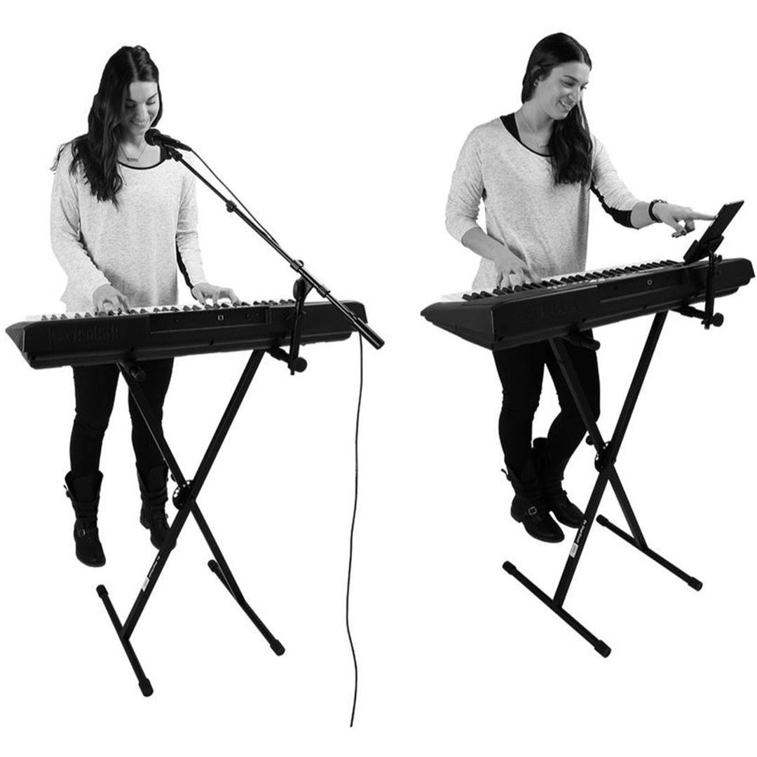 On-Stage KSA7575PLUS u-mount Mic Attachment Bar for Keyboard Stands ...