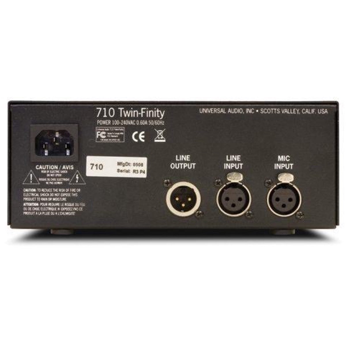 Universal Audio 710 Twin-Finity Microphone Preamplifier – Same Day Music