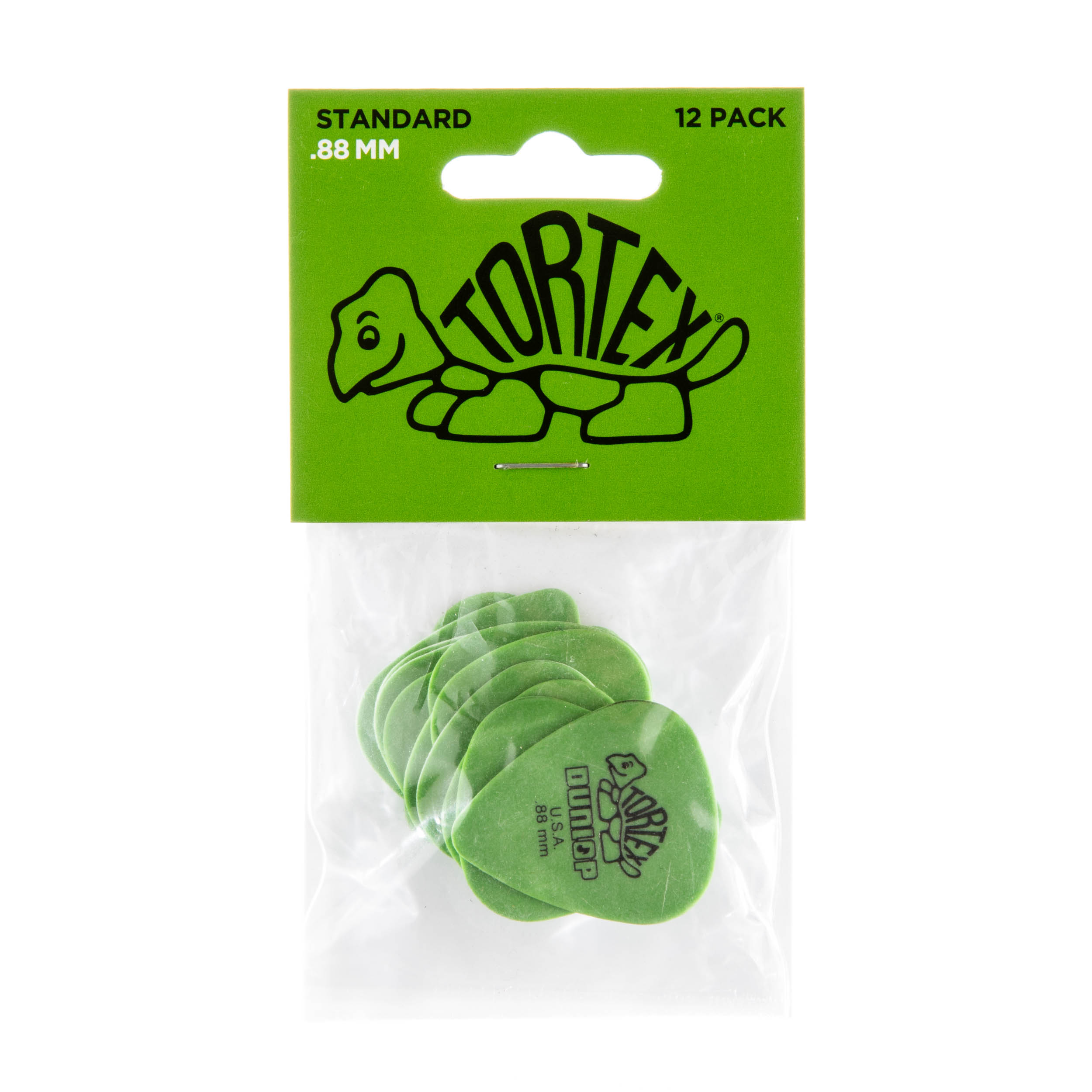 Dunlop Tortex Standard Picks (12-Pack), Green, .88mm – Same Day Music